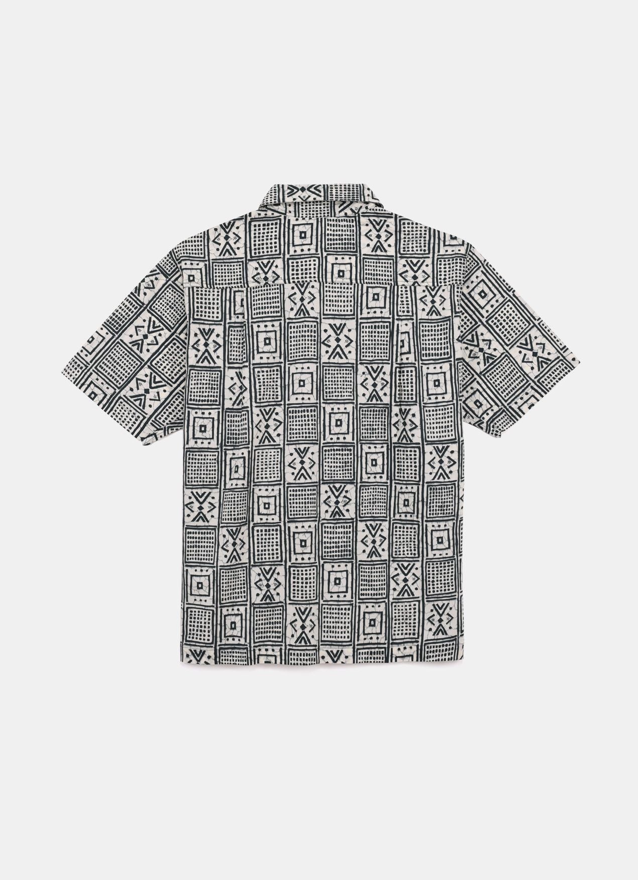 Renew Man Shirt in White African – ETHNOLOGI
